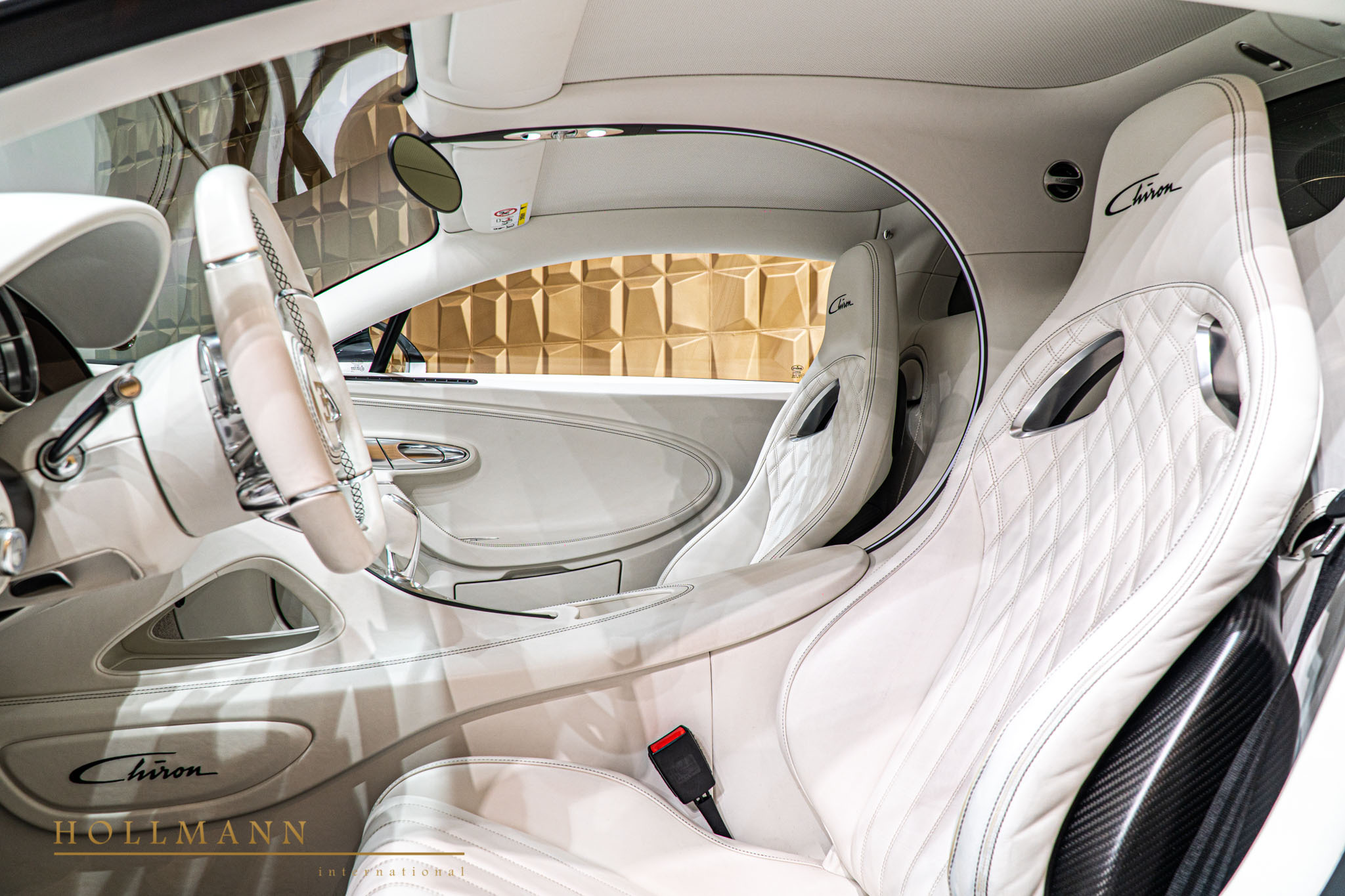 Bugatti Chiron Interior White