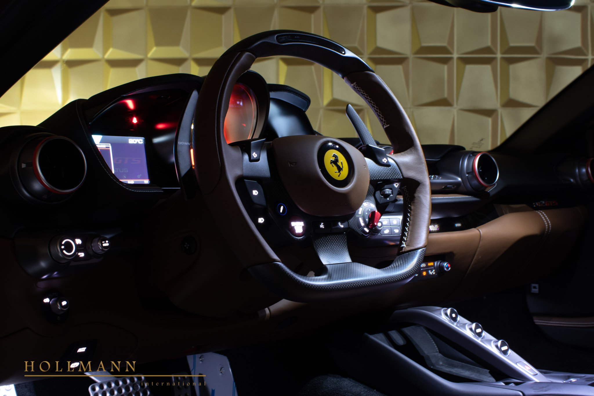 Ferrari 812 Interior Wallpaper